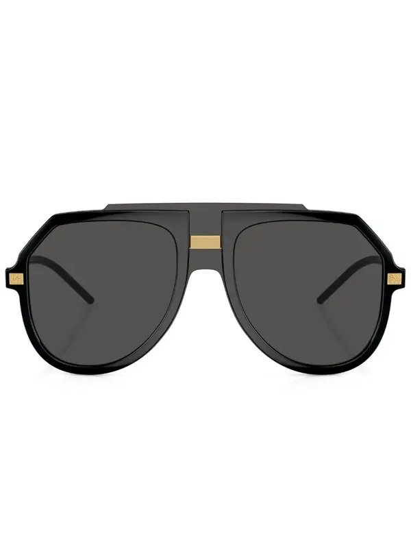 Dolce & Gabbana Round-frame Tinted Sunglasses - Black