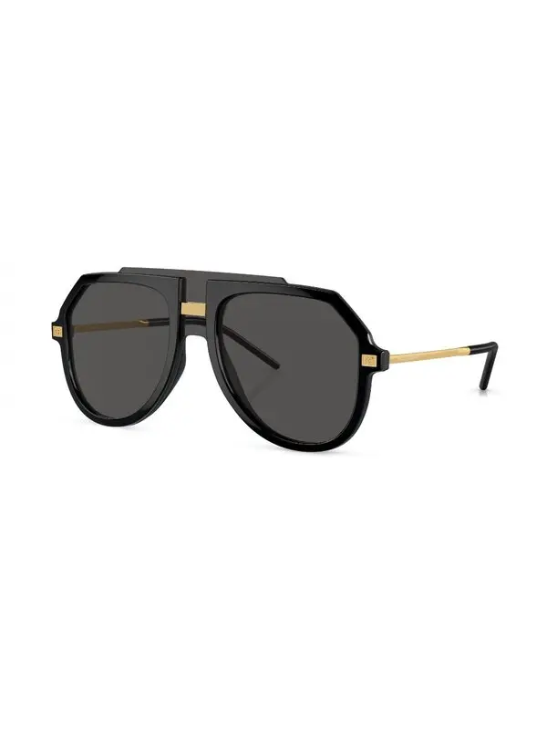 Dolce & Gabbana Round-frame Tinted Sunglasses