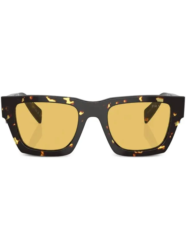 Prada Tortoiseshell Square Sunglasses - Brown