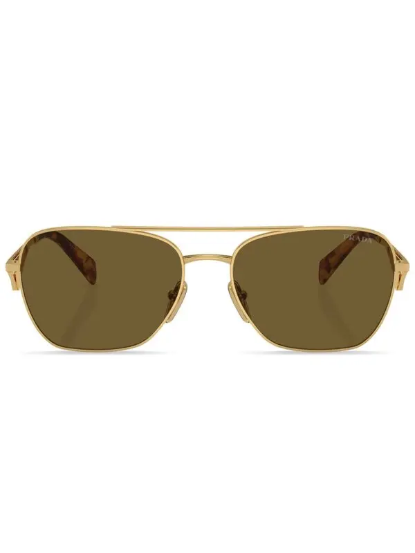 Prada Pilot Sunglasses - Gold