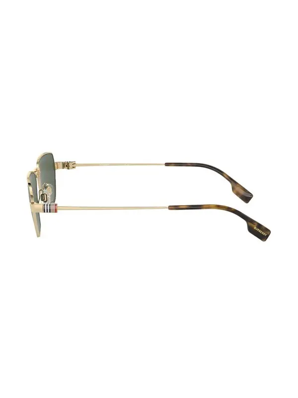 Burberry Vintage Check Geometric Sunglasses