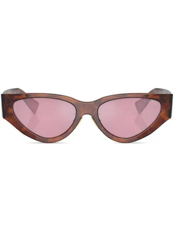Miu Miu Cat-eye Frame Sunglasses - Black
