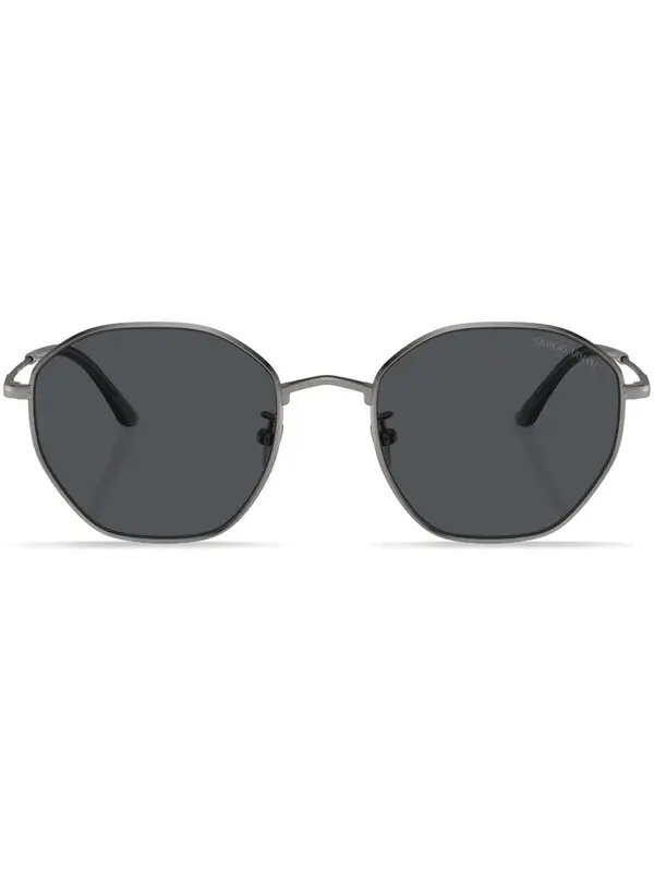 Giorgio Armani Geometric Frame Sunglasses - Grey