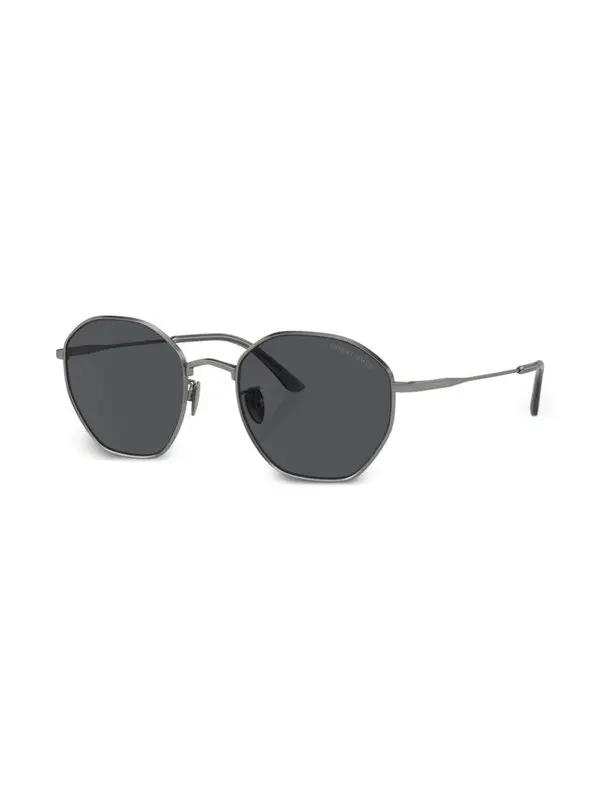 Giorgio Armani Geometric Frame Sunglasses - Grey