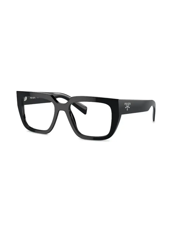 Prada Logo-lettering Square Frame Glasses