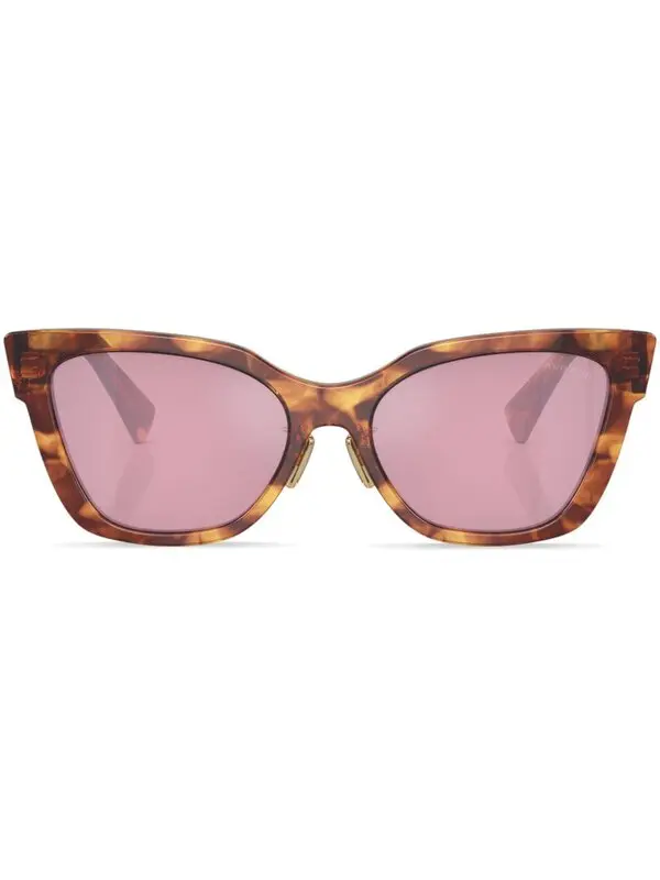 Miu Miu Cat-eye Frame Sunglasses - Black