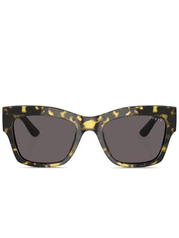 VOGUE EYEWEAR Rectangle-frame Sunglasses - Yellow