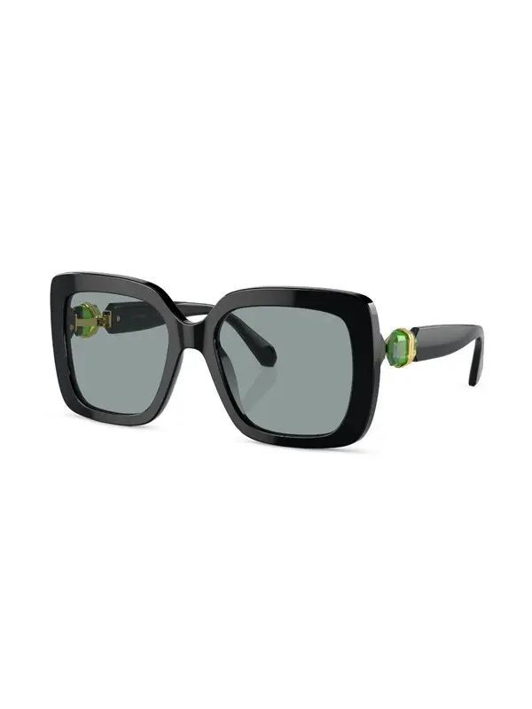 SWAROVSKI Crystal-embellished Sunglasses - Black