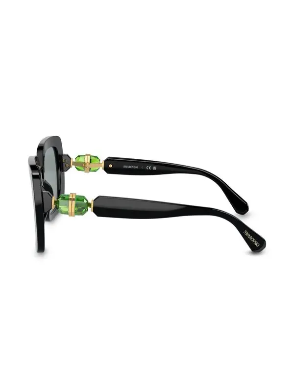 SWAROVSKI Crystal-embellished Sunglasses - Black