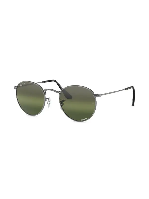 Ray-ban Round Metal Chromance Sunglasses - Grey