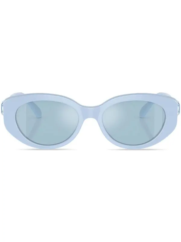 SWAROVSKI Crystal-embellished Cat-eye Sunglasses - Blue