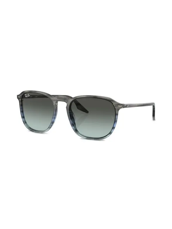 Ray-ban Logo-lettering Round-frame Sunglasses