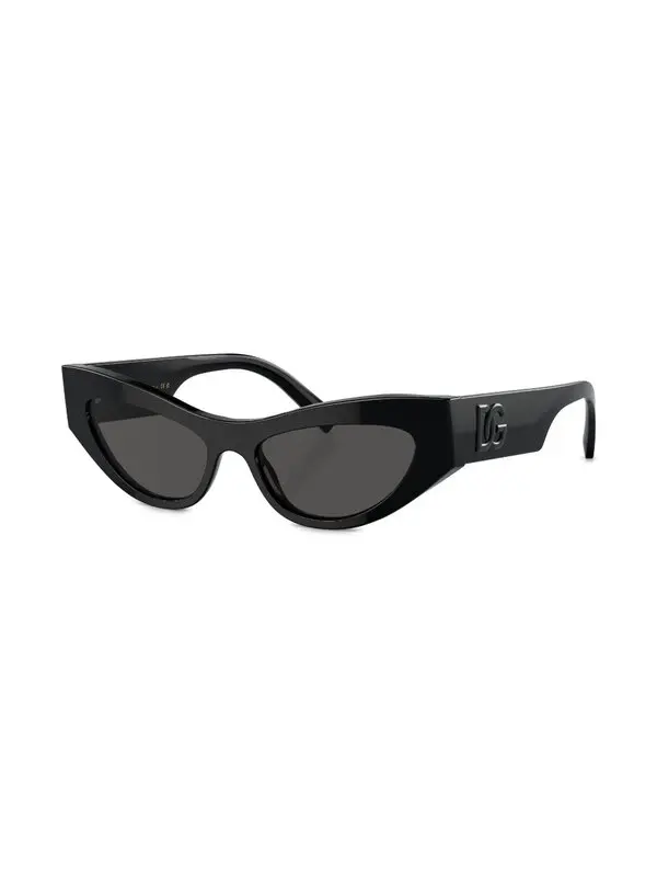 Dolce & Gabbana Oval-frame Sunglasses - Black