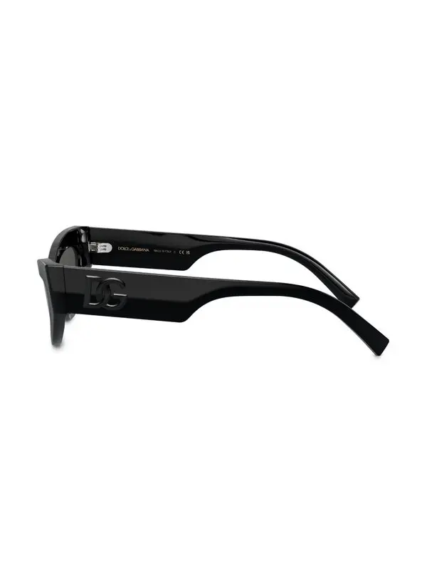 Dolce & Gabbana Oval-frame Sunglasses - Black