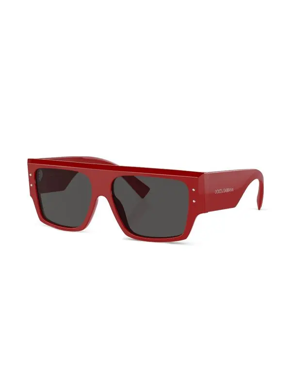 Dolce & Gabbana Logo-print Rectangle-frame Sunglasses