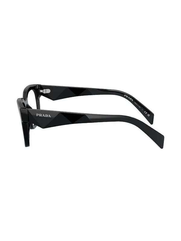 Prada Logo-engraved Square-frame Glasses