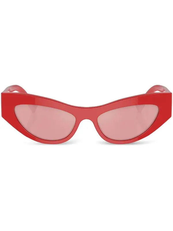 Dolce & Gabbana Oval-frame Sunglasses - Red
