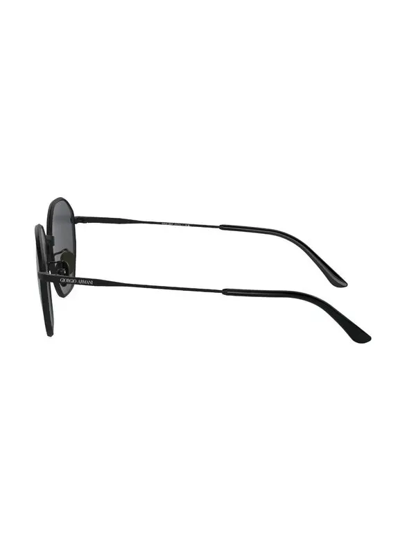 Giorgio Armani Geometric Frame Sunglasses - Black