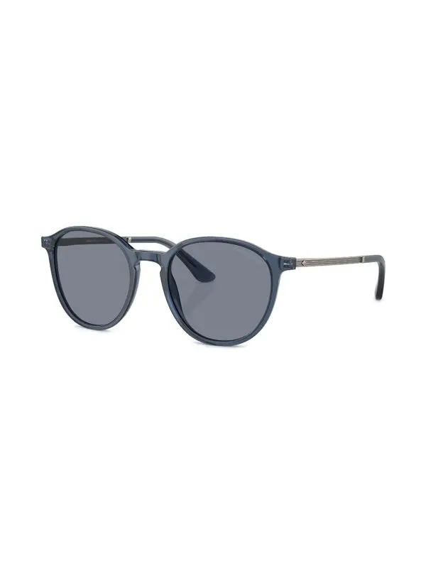 Giorgio Armani Round-frame Sunglasses - Blue