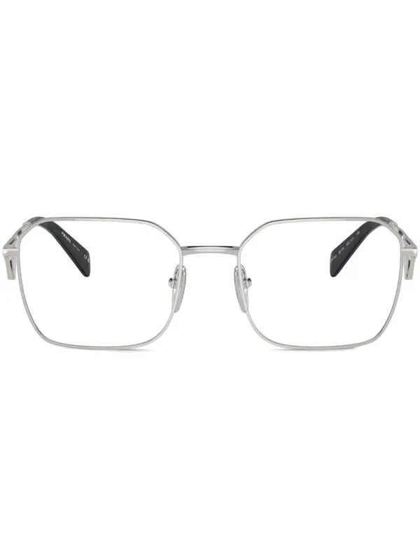 Prada Rectangle-frame Glasses - Silver