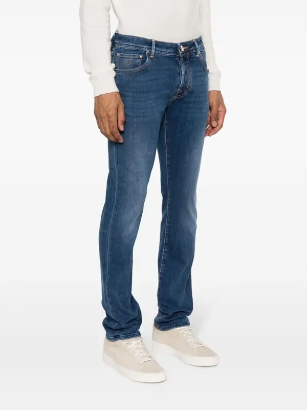 Jacob Cohen Stonewashed Skinny Jeans
