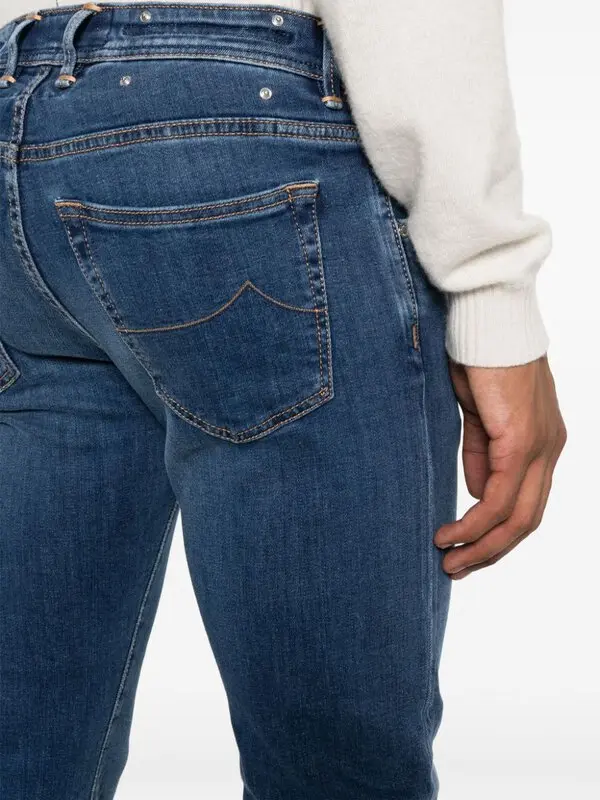 Jacob Cohen Stonewashed Skinny Jeans