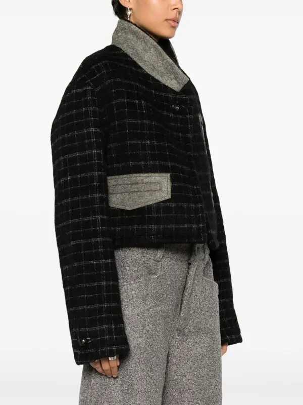 Etro Checked Cropped Jacket