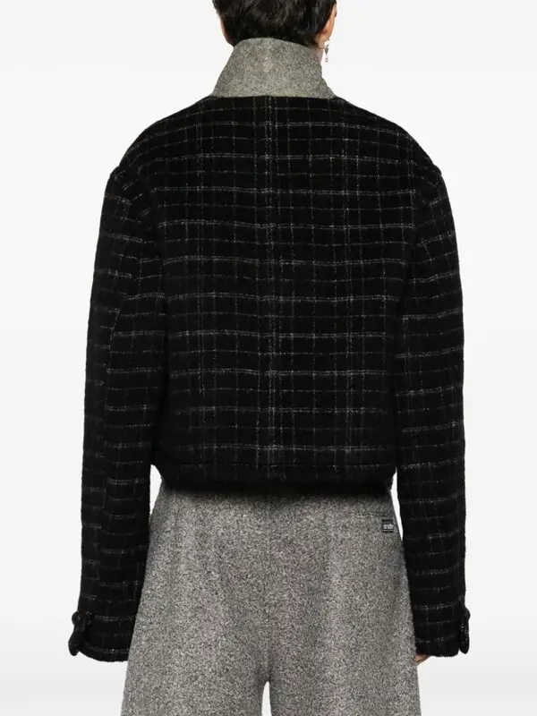 Etro Checked Cropped Jacket