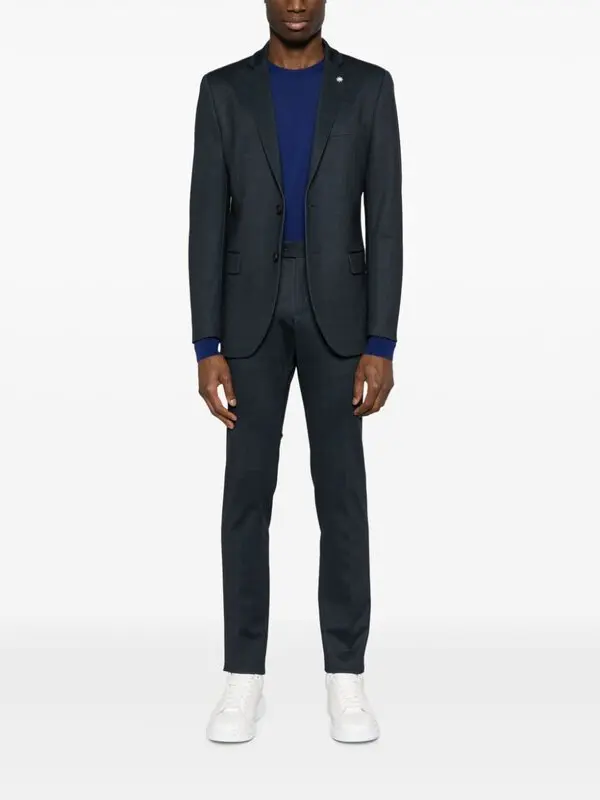 John Smedley Fine-knit Merino Wool Jumper - Blue