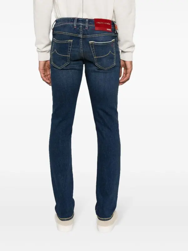 Jacob Cohen Skinny-leg Jeans With Logo Patch