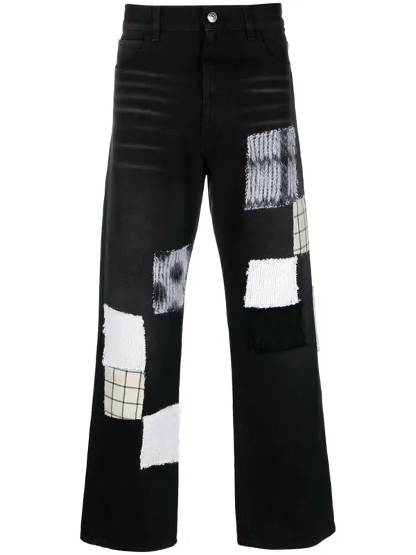 Marni Patch-detail Straight-leg Jeans