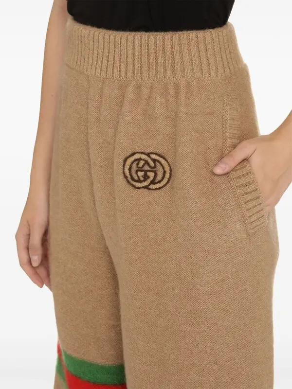 Gucci Web Stripe Jacquard Knit Shorts