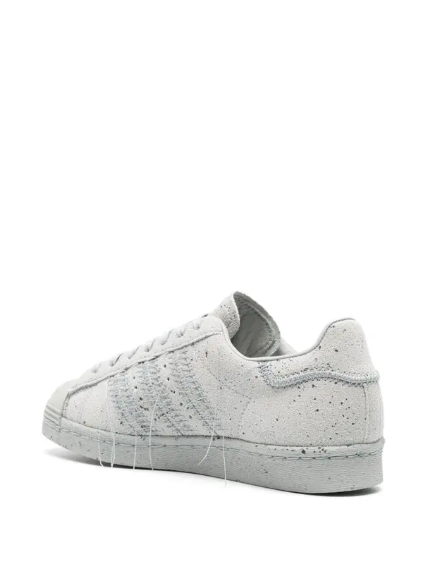 Y3 Superstar Exposed-seam Sneakers - Grey