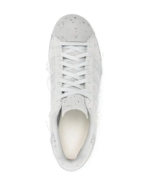 Y3 Superstar Exposed-seam Sneakers - Grey