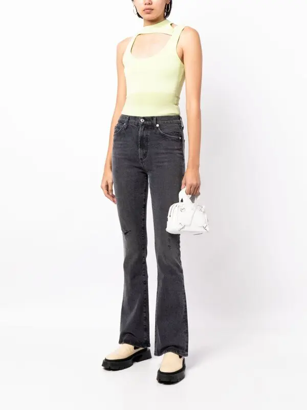 Citizens Of Humanity Lilah Flared Jeans - Black