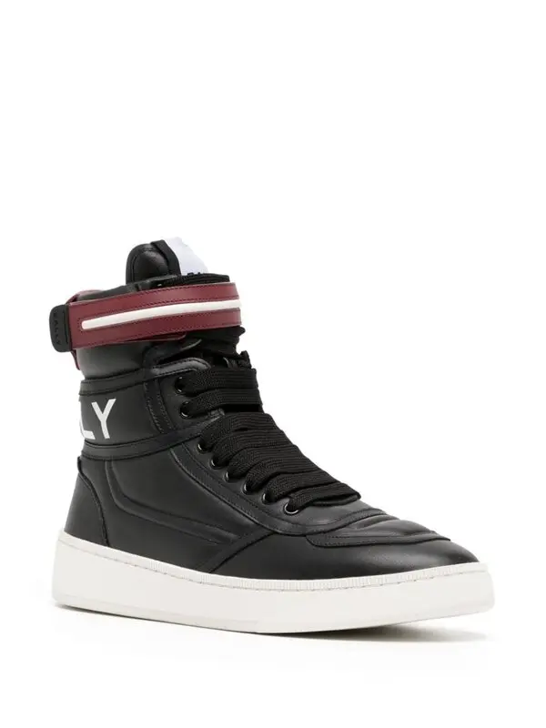 Bally Logo-print Leather Ankle Boots