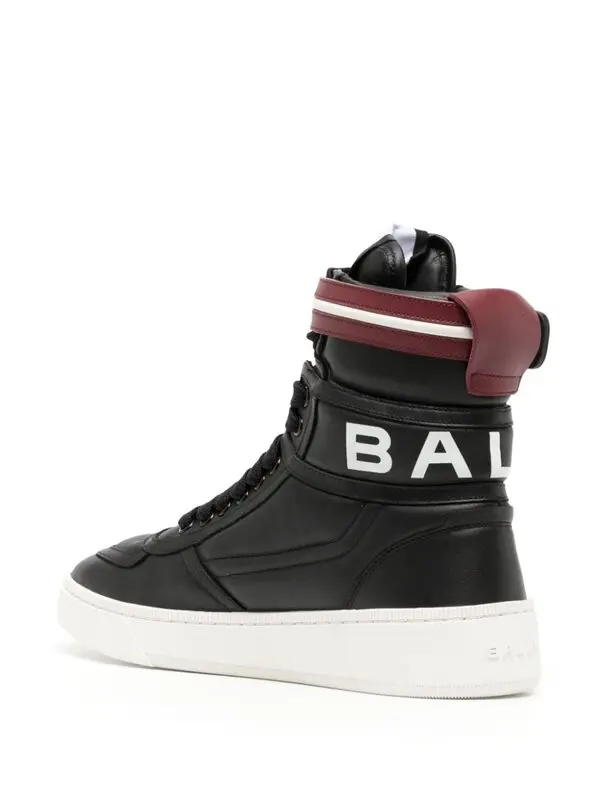 Bally Logo-print Leather Ankle Boots