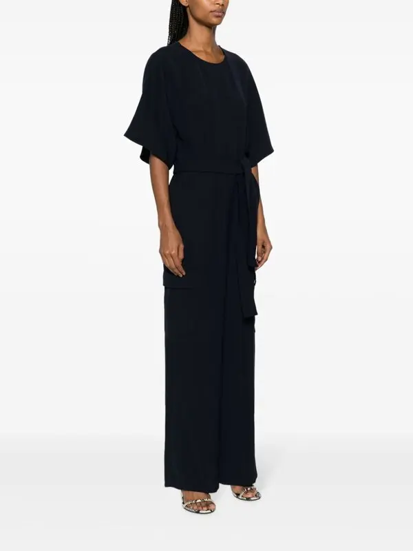P.a.r.o.s.h Poker Short-sleeve Jumpsuit - Blue
