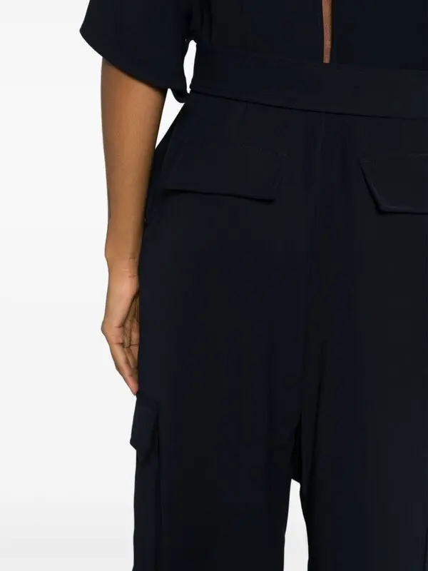 P.a.r.o.s.h Poker Short-sleeve Jumpsuit - Blue