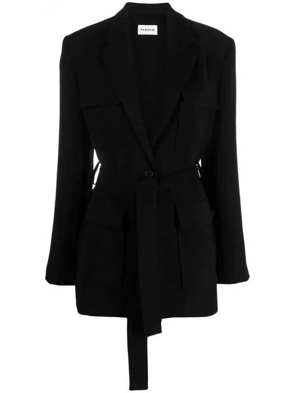 P.a.r.o.s.h Belted Single-breasted Blazer
