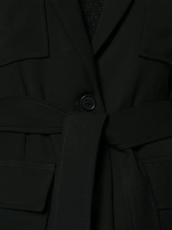 P.a.r.o.s.h Belted Single-breasted Blazer