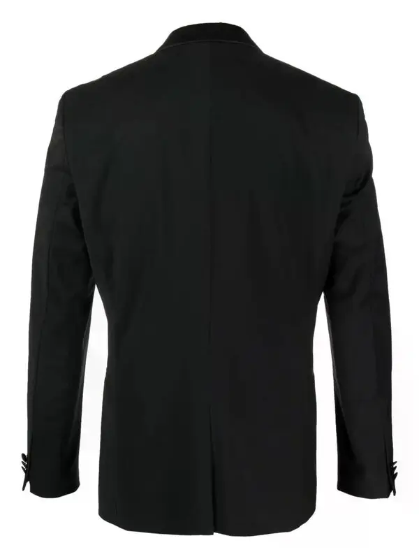 Hugo Single-breasted Tuxedo Blazer - Black