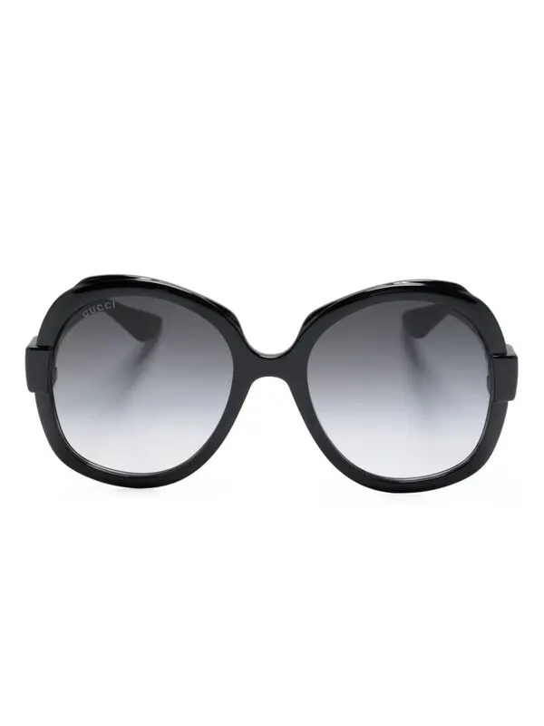 Gucci Oversize-frame Sunglasses - Black