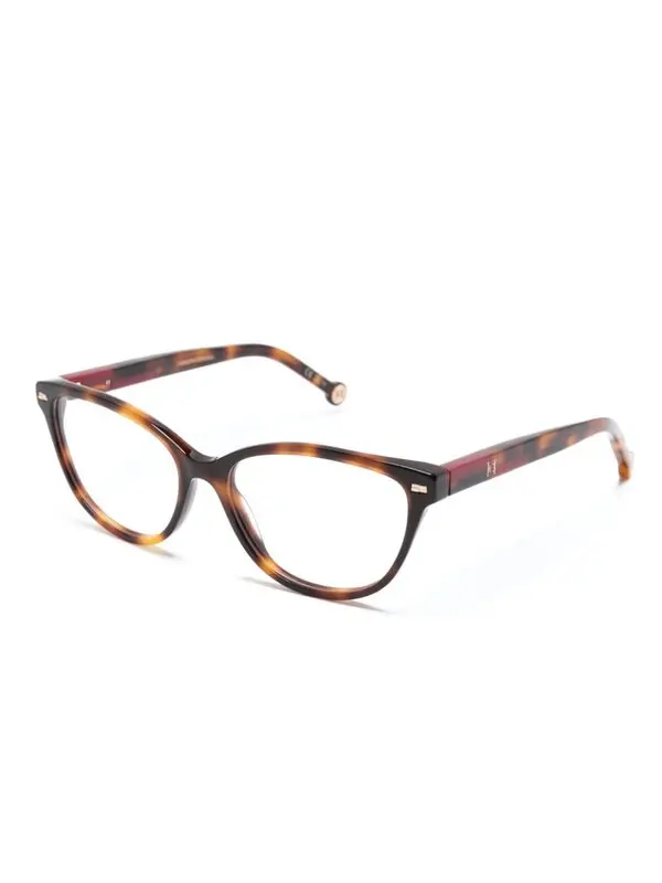 Carolina Herrera Tortoiseshell Cat-eye Eyeglasses