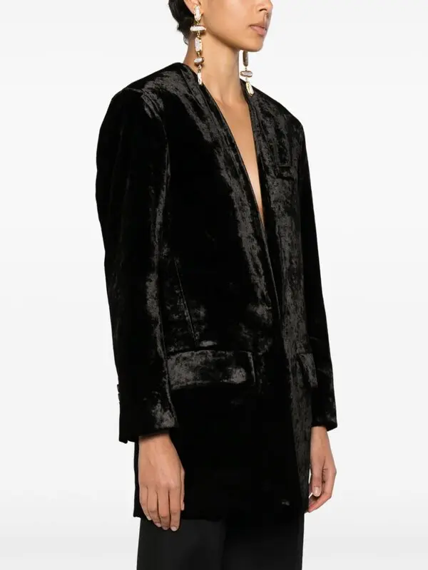 UMA WANG Velvet-effect Coat