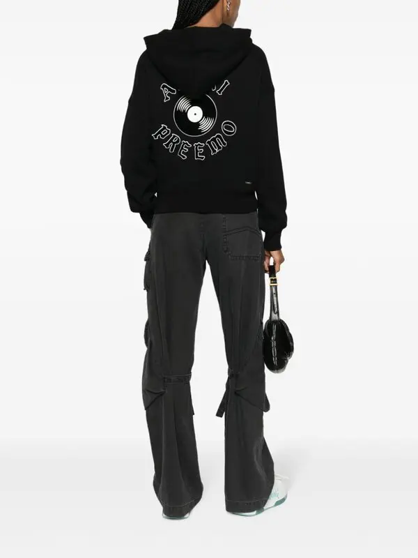 Amiri Graphic Print Cotton Hoodie