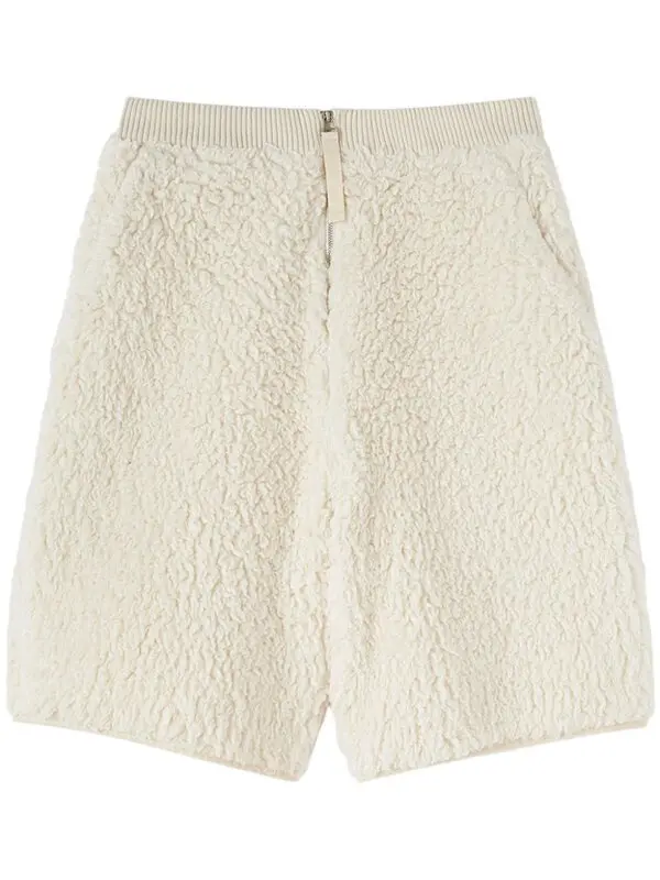 JIL SANDER Textured Cotton Shorts