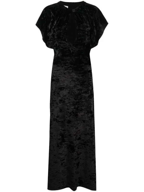 Moschino Cut-out Velvet Maxi Dress