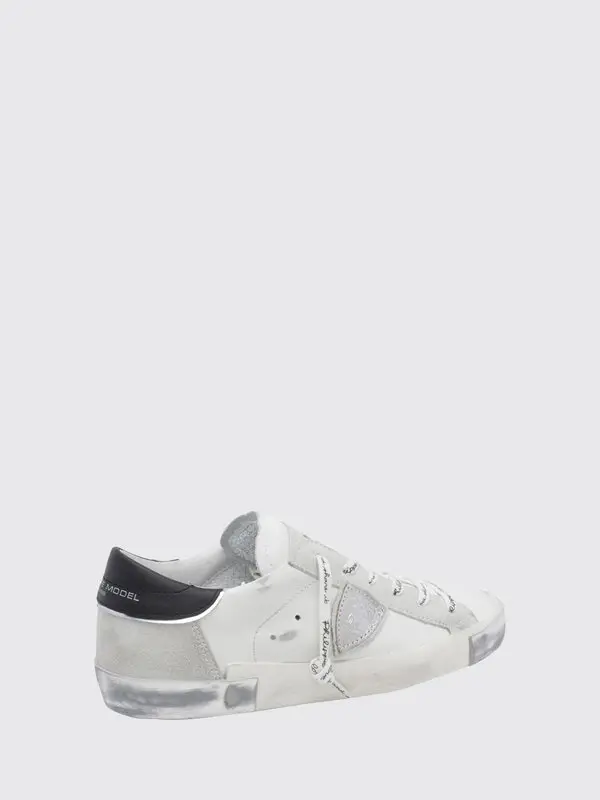 Philippe Model Lace Up Sneakers - Mastic