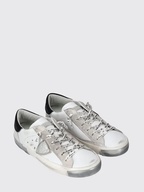Philippe Model Lace Up Sneakers - Milk